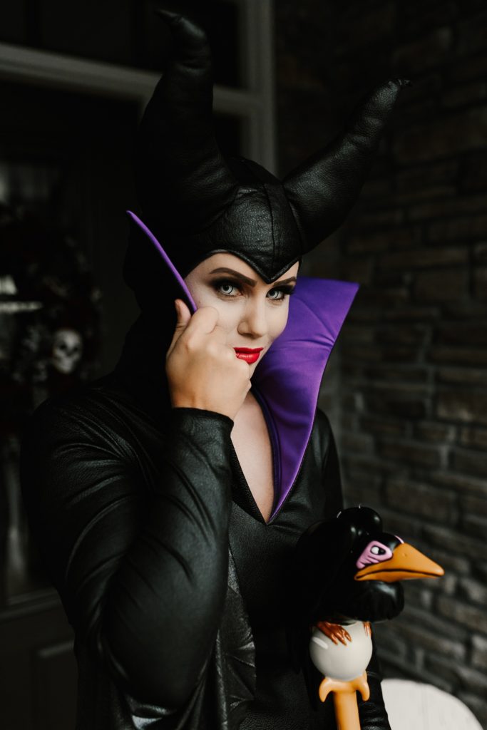 Maleficent Halloween Costume + Makeup | KBStyled