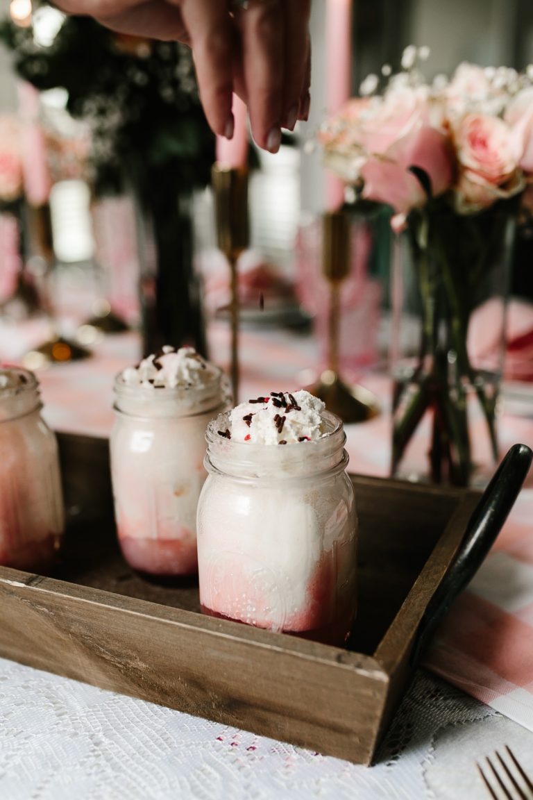 Pink Ice Cream Floats | KBStyled